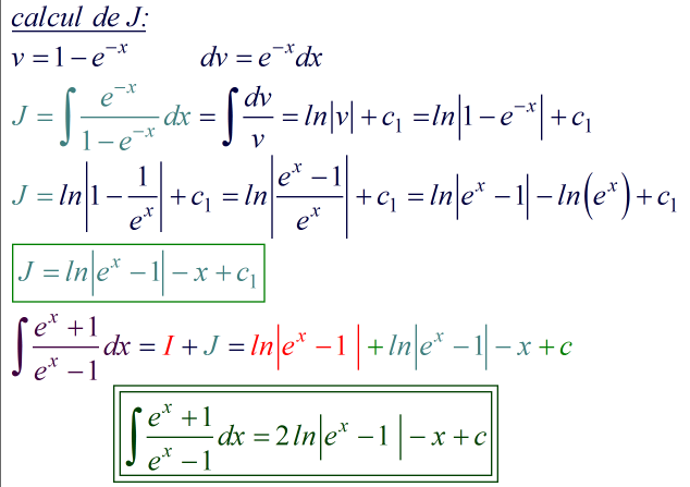Intégrales: Révisions 2