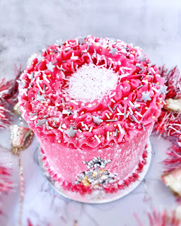 Sprinkle Christmas Cake