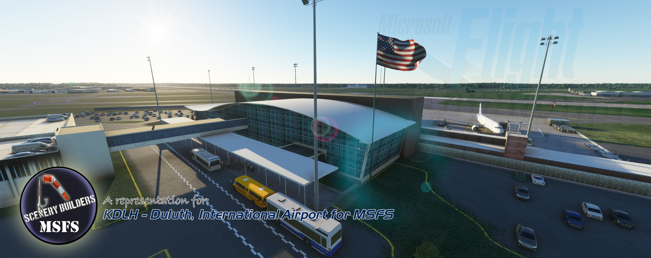 FSX, P3D, MSFS scenerybuilders.: KDLH Duluth International Airport MSFS
