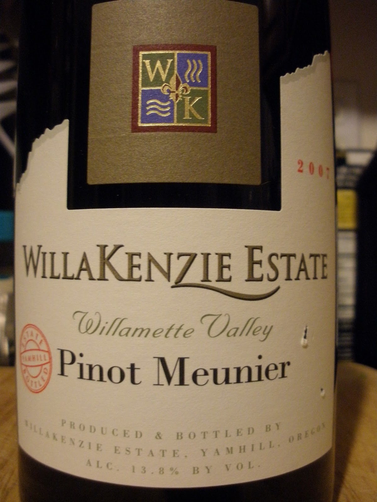 Fringe Wine: Pinot Meunier - Willamette Valley, Oregon, USA