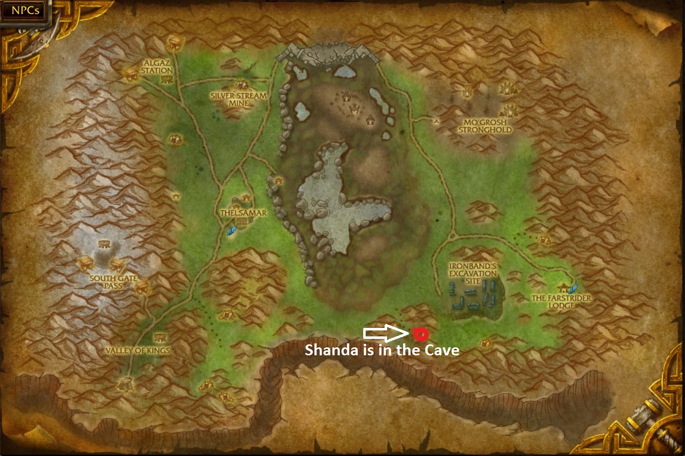 WoW Rare Spawns: Shanda the Spinner