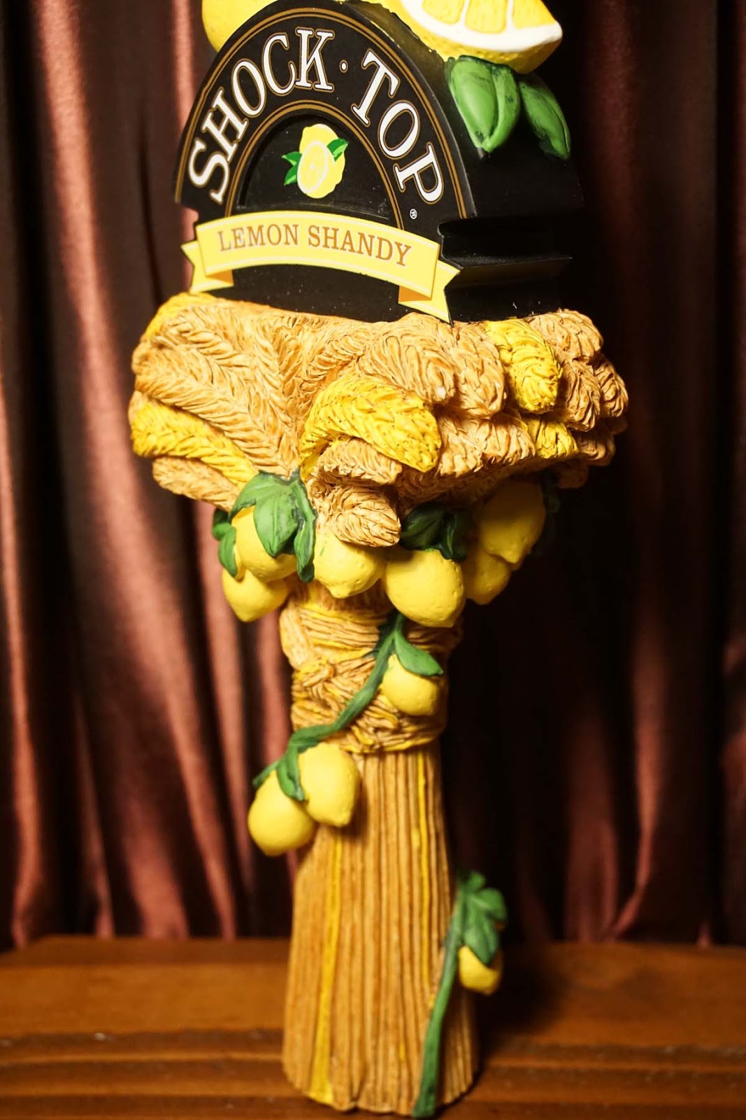 Tap Handle #269: Anheuser-Busch - Shock Top Lemon Shandy