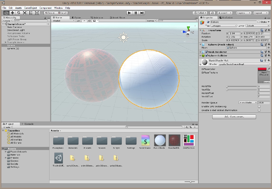 Getting started with Unity's new Shader Graph Node-based Shader Creator ...