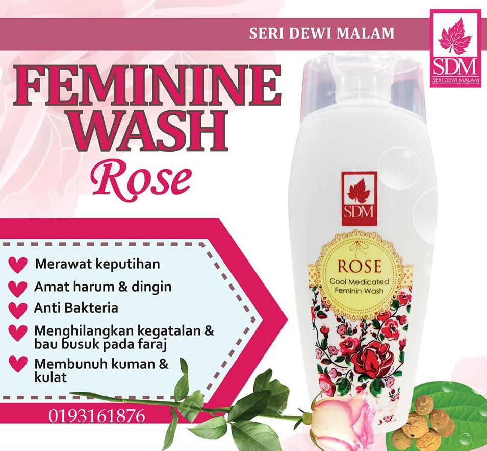 JAMU SERI DEWI MALAM: MEDICATED FEMININE WASH – RM 48 / 100 ML (pH 3.8)