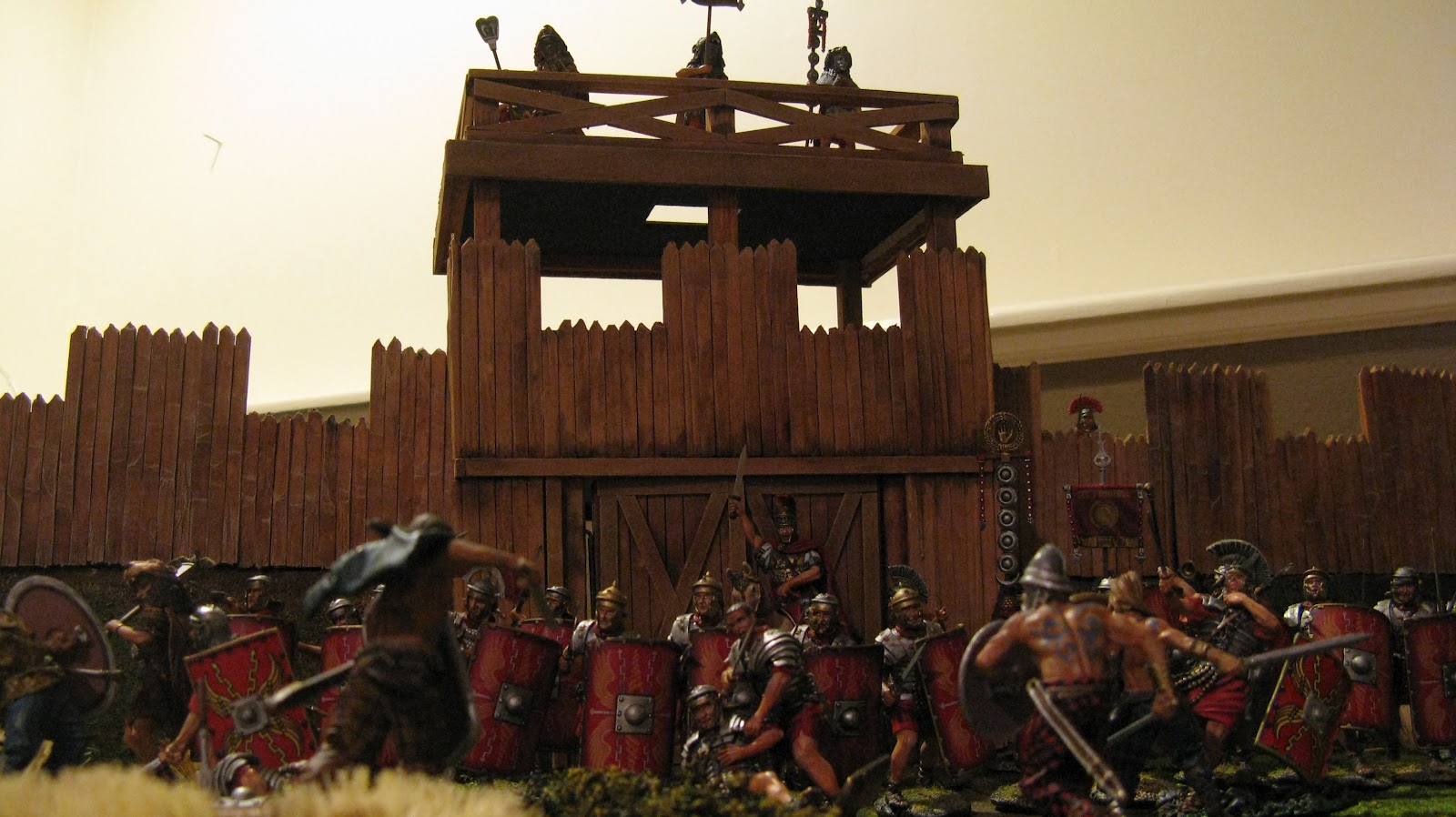 Terrain and Toy Soldiers: 54mm Roman marching fort