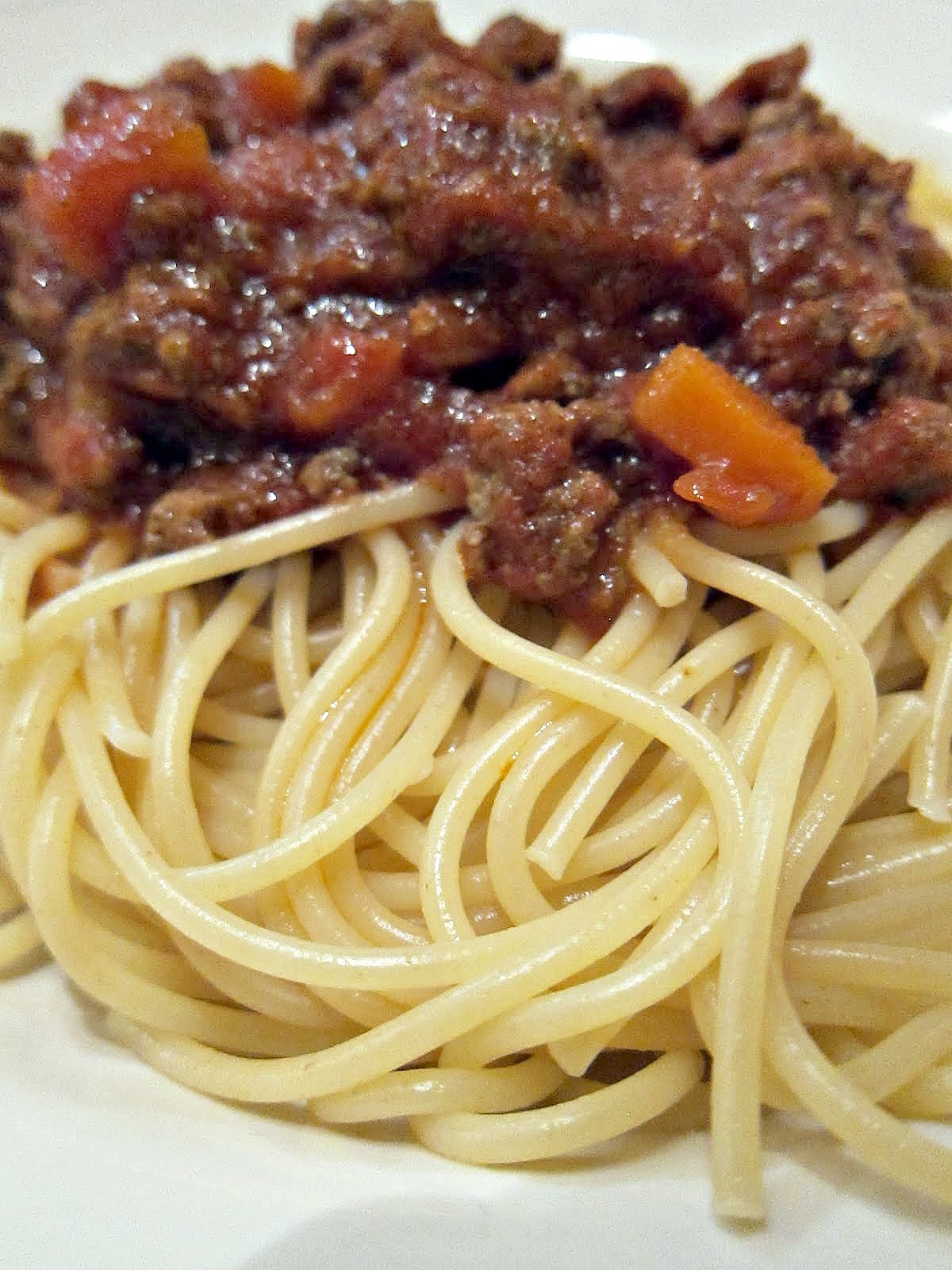 Good Food (maybe): Spagete Bolonjeze - na moj nacin