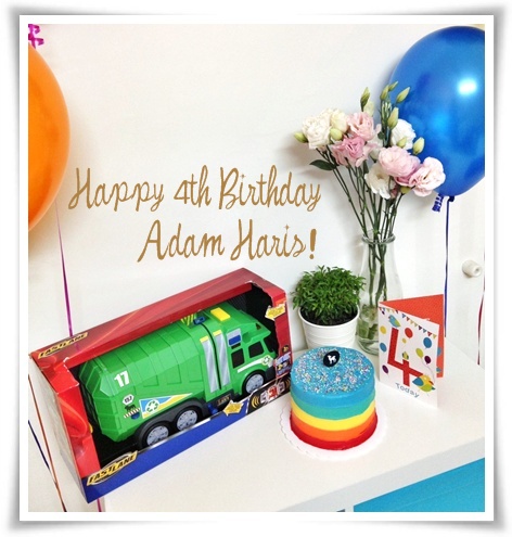 Happy 4th Birthday Adam Haris!