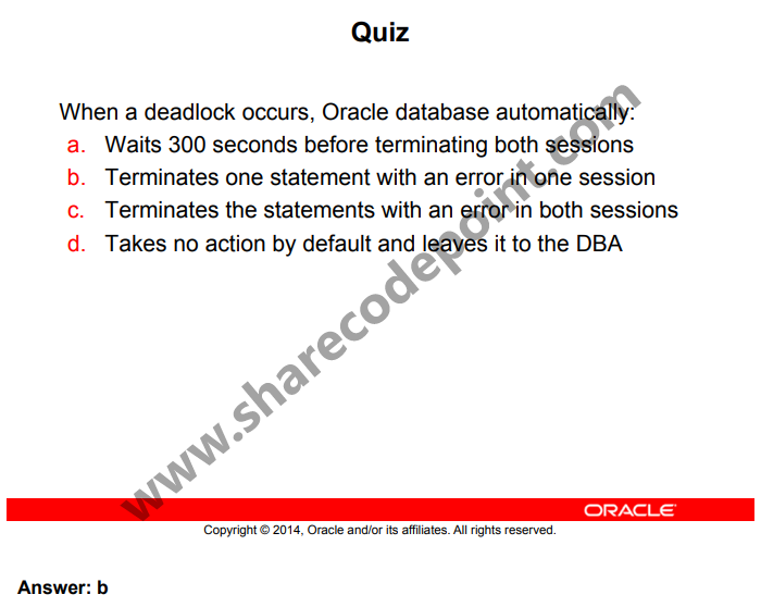 INT401 : Database Administrator 30+ Important MCQ Questions for End ...