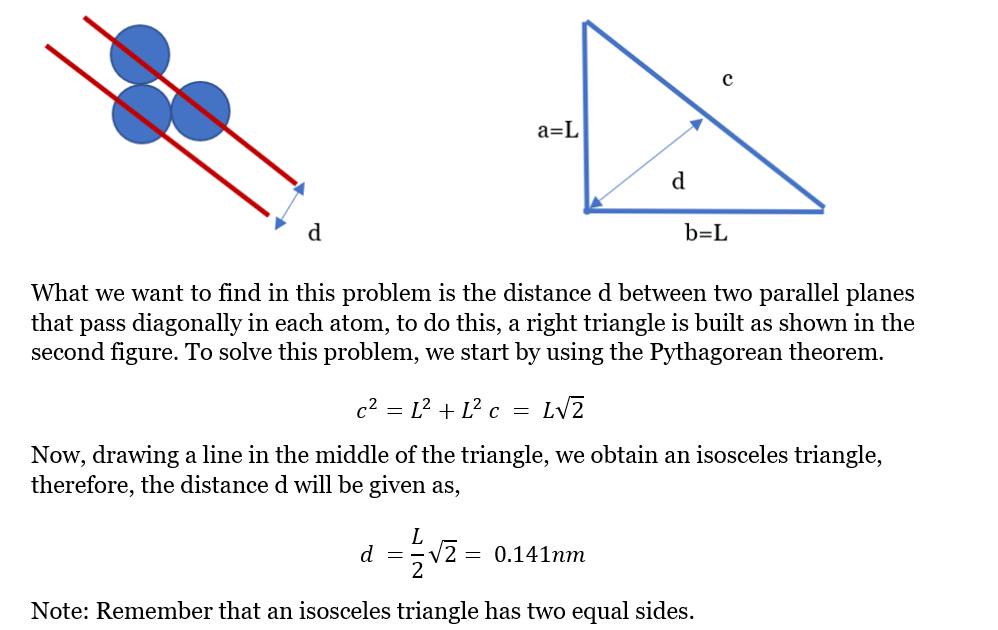 A crystalline solid consists of atoms stacked up in a repeating lattice ...