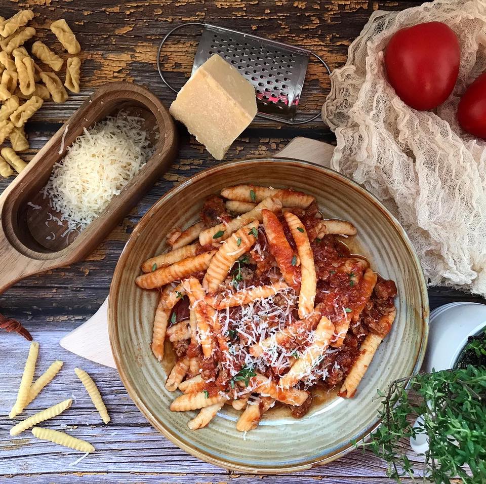 Fusilli rigati met lamsbolognaise