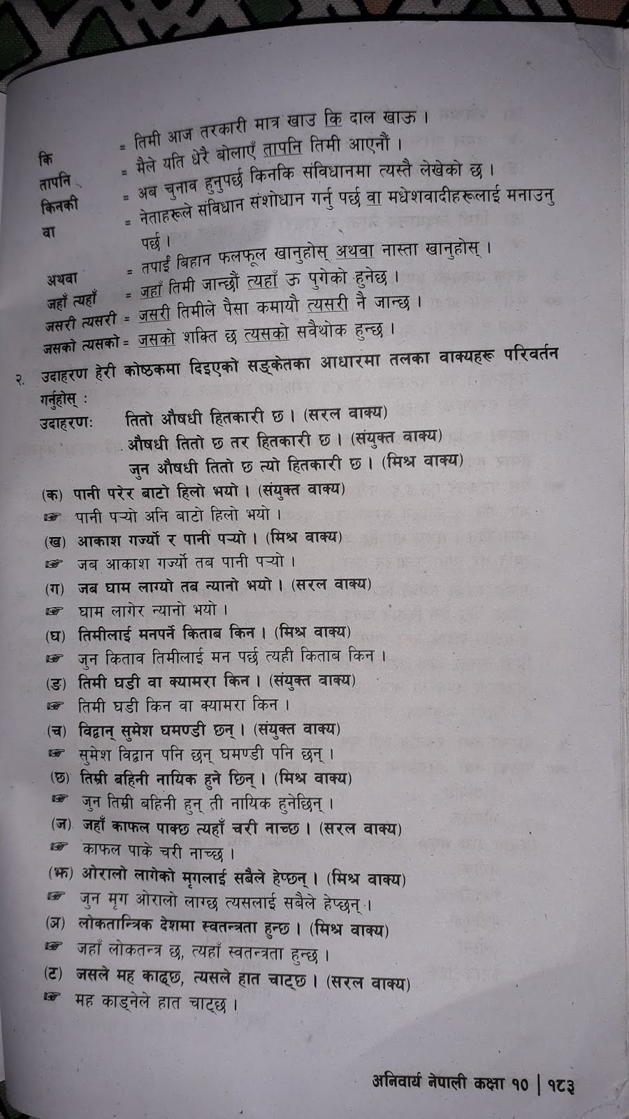 CLASS 10 (NEPALI) COMPLETE NOTES