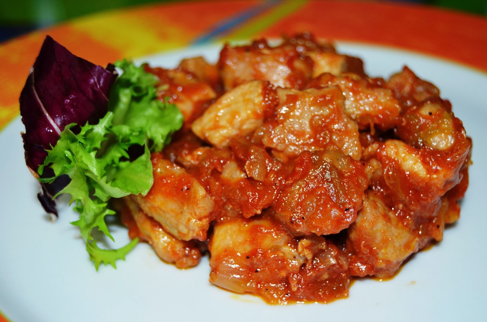 O Fogón de Karril.-: MAGRA CON TOMATE.