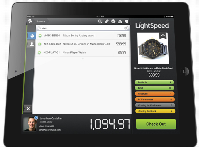 SMB Consultants: LightSpeed for iPad - Next Generation Point of Sale in ...