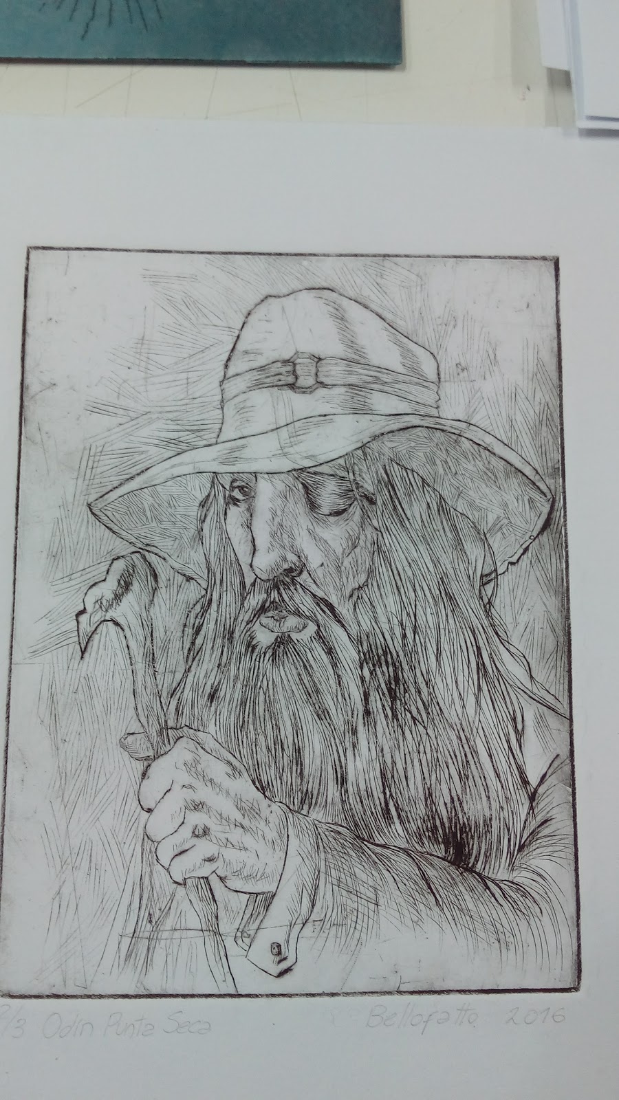 1, 2, 3 ... GRABANDO: Punta seca, una técnica directa de incisión.