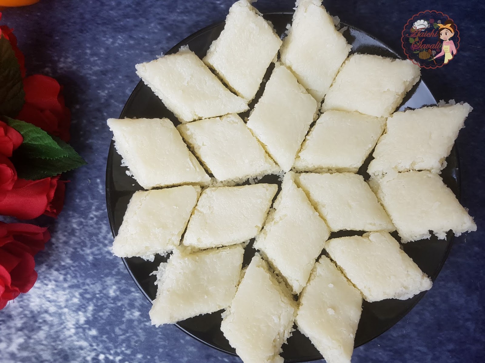 Easy to Make Traditional Coconut Burfi Recipe / Malai-Coconut Burfi ...