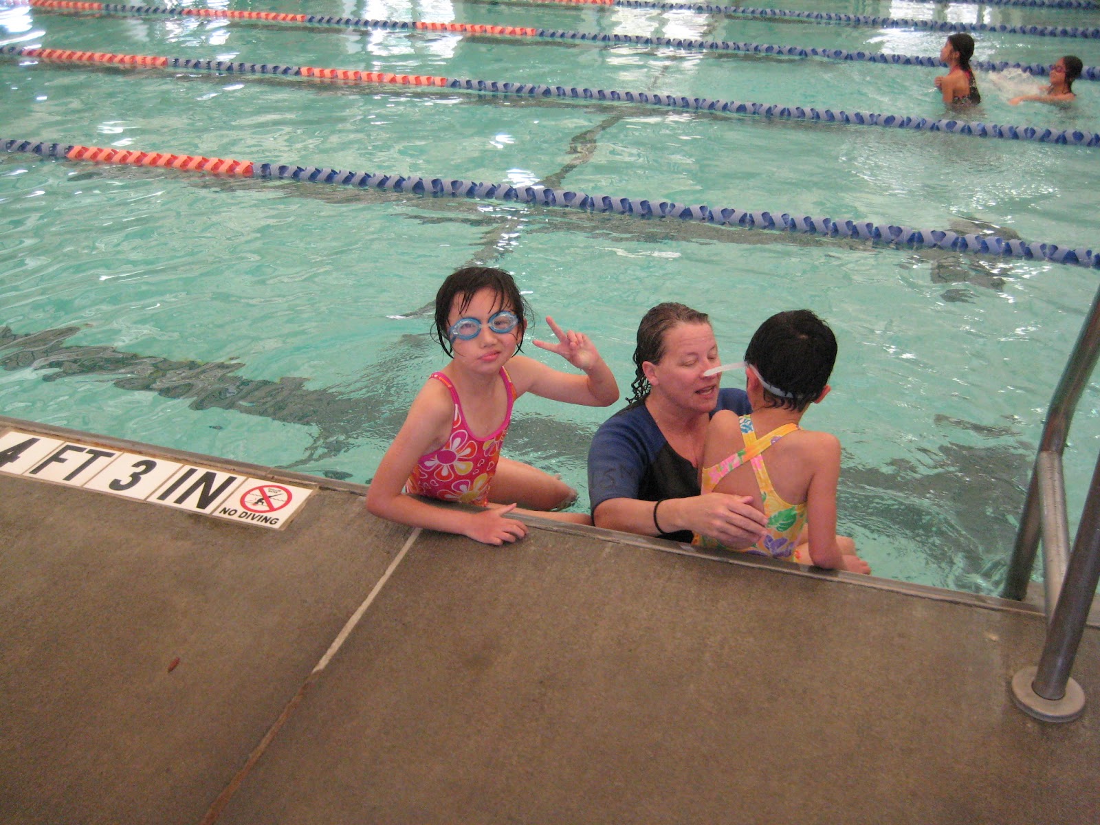 Barrels of Blessings: First swim lesson!