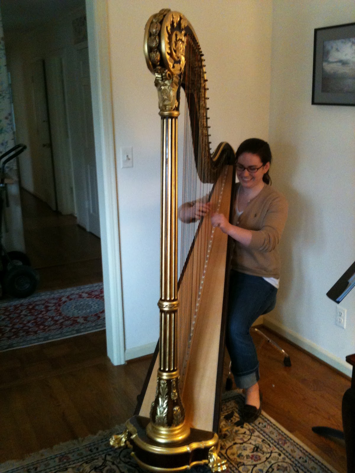 Grosgrain and Glue-guns: Harp Adventures