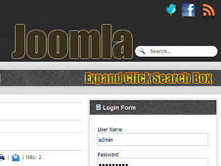 Implementing Expand Click Search Box on Joomla | Agratitudesign Impression