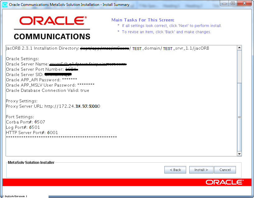 Metasolv Blog: Metasolv M6.2.1 clustered server installation