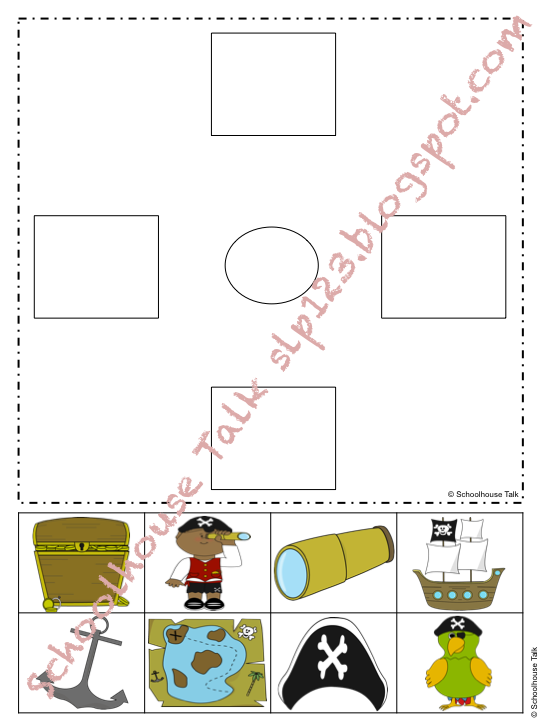Schoolhouse Talk!: Ahoy Matey! Pirate-Themed Speech and Language Activities