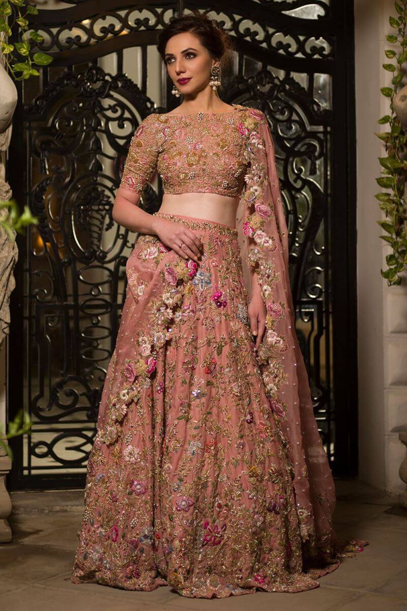 Latest and elegant bridal wears collection by Nida Azwer
