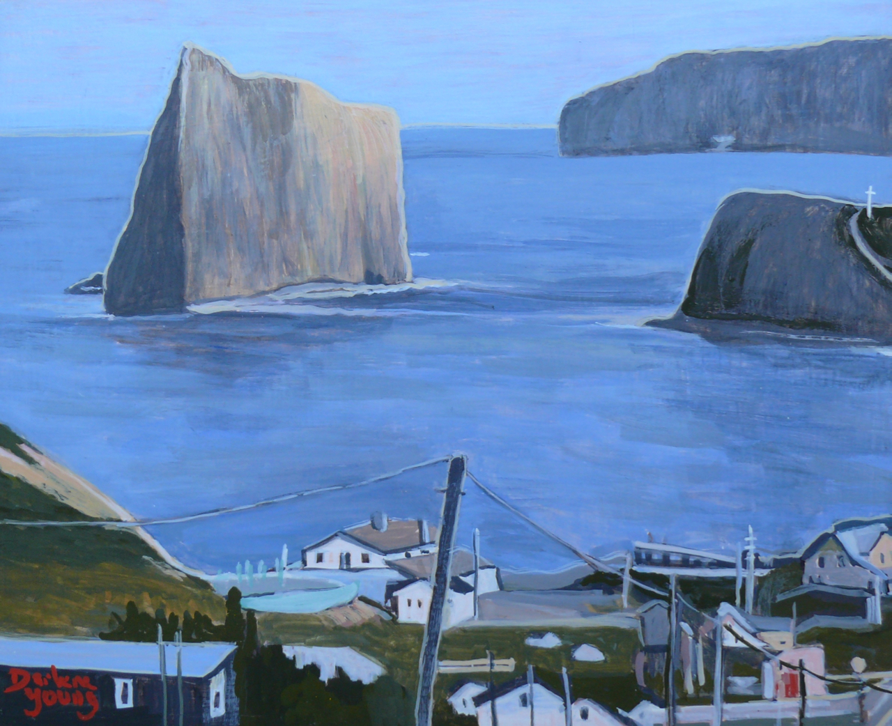 Darlene Young Canadian Artist: 1364 Perce Rock