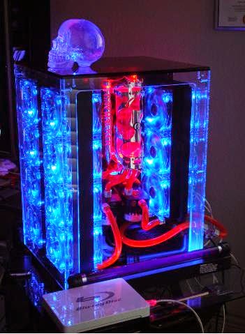 DIY PC Desk Mods: Awesome Illuminated PC Case Mod