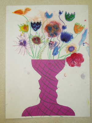 Miss Young's Art Room: 3rd Grade Negative Space Face Vases