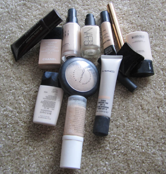 Paint & Polish: Pale foundation and concealer swatches!