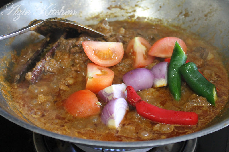 Beriani Daging Kambing - Azie Kitchen