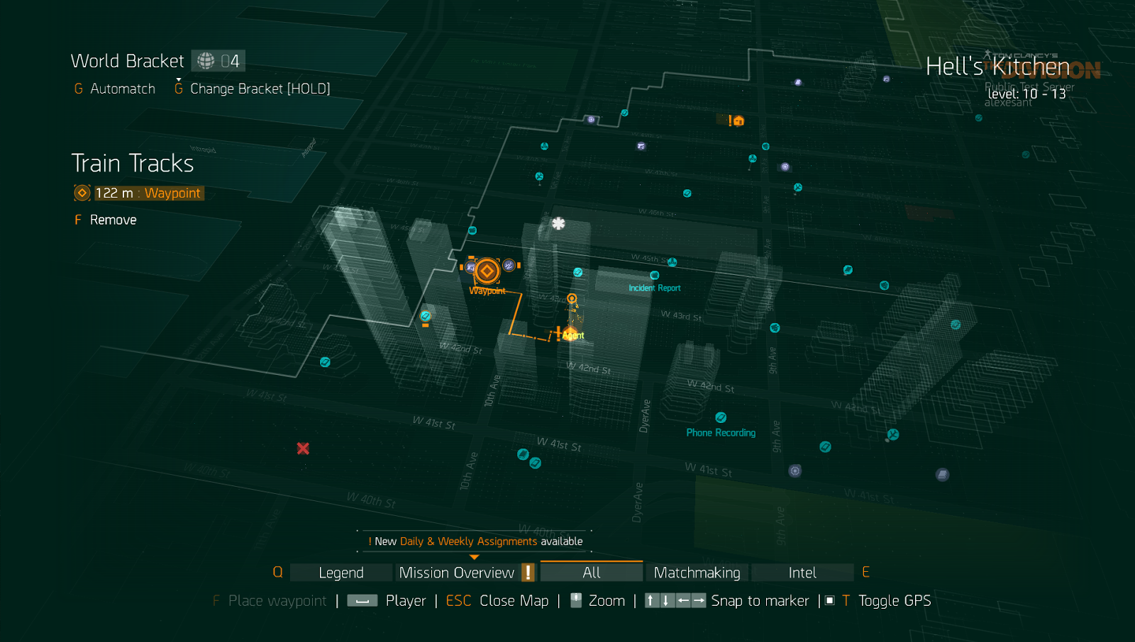 The Division - Roaming Bosses map locations - Open World in patch 1.4 ...
