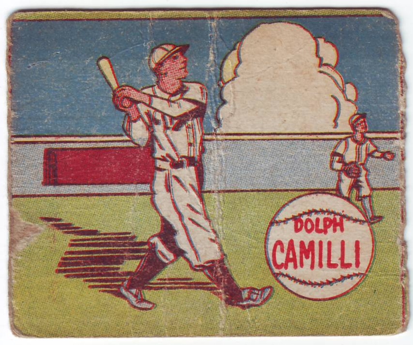 poor old baseball cards: 1943 R302-1 M.P.& Co. Dolph Camilli