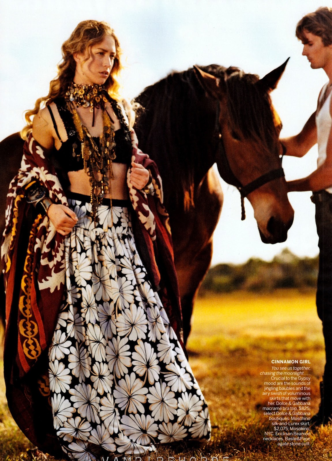 raquel zimmermann and lea seydoux by bruce weber for us vogue april ...