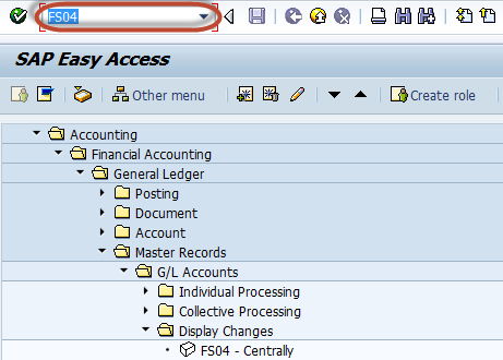 SAP FI Certification: How to Display Changes in G/L Account Master