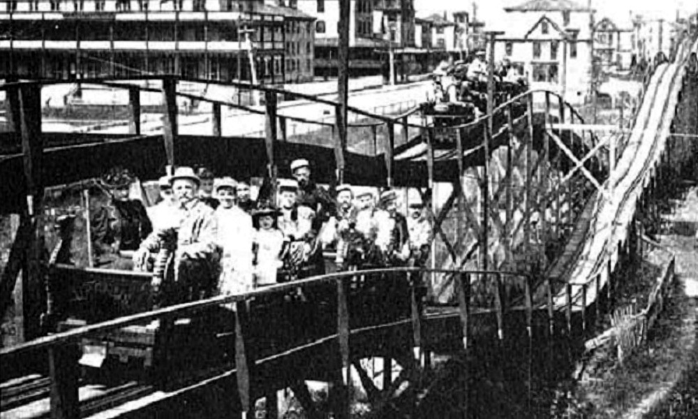 A Switchback Railway: Amazing Vintage Footage Captured Scene of an ...