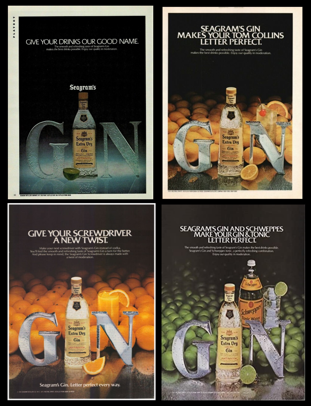 Sisco Vanilla Serves and Drinks: Seagram's Extra Dry Gin Ads May 22, 2020