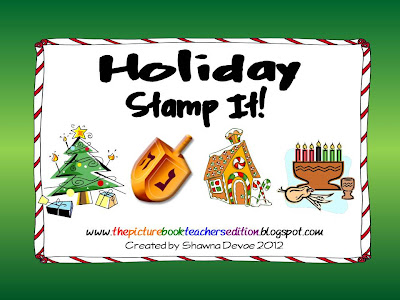 Classroom Freebies Too: Holiday Stamp It!