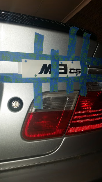 ///M3 CS (ClubSport) Badging