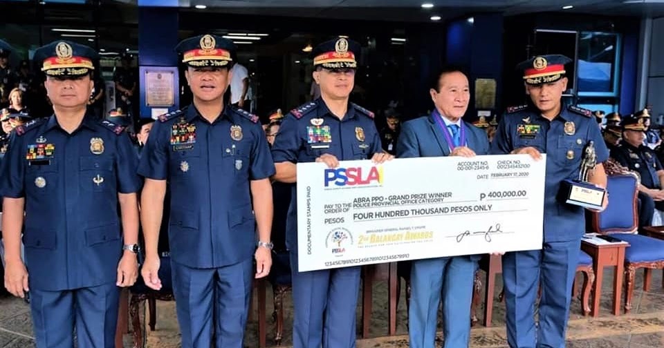 PNP-Abra PPO bags BGen. Rafael T. Crame Balangay Award 2020 ~ WowCordillera