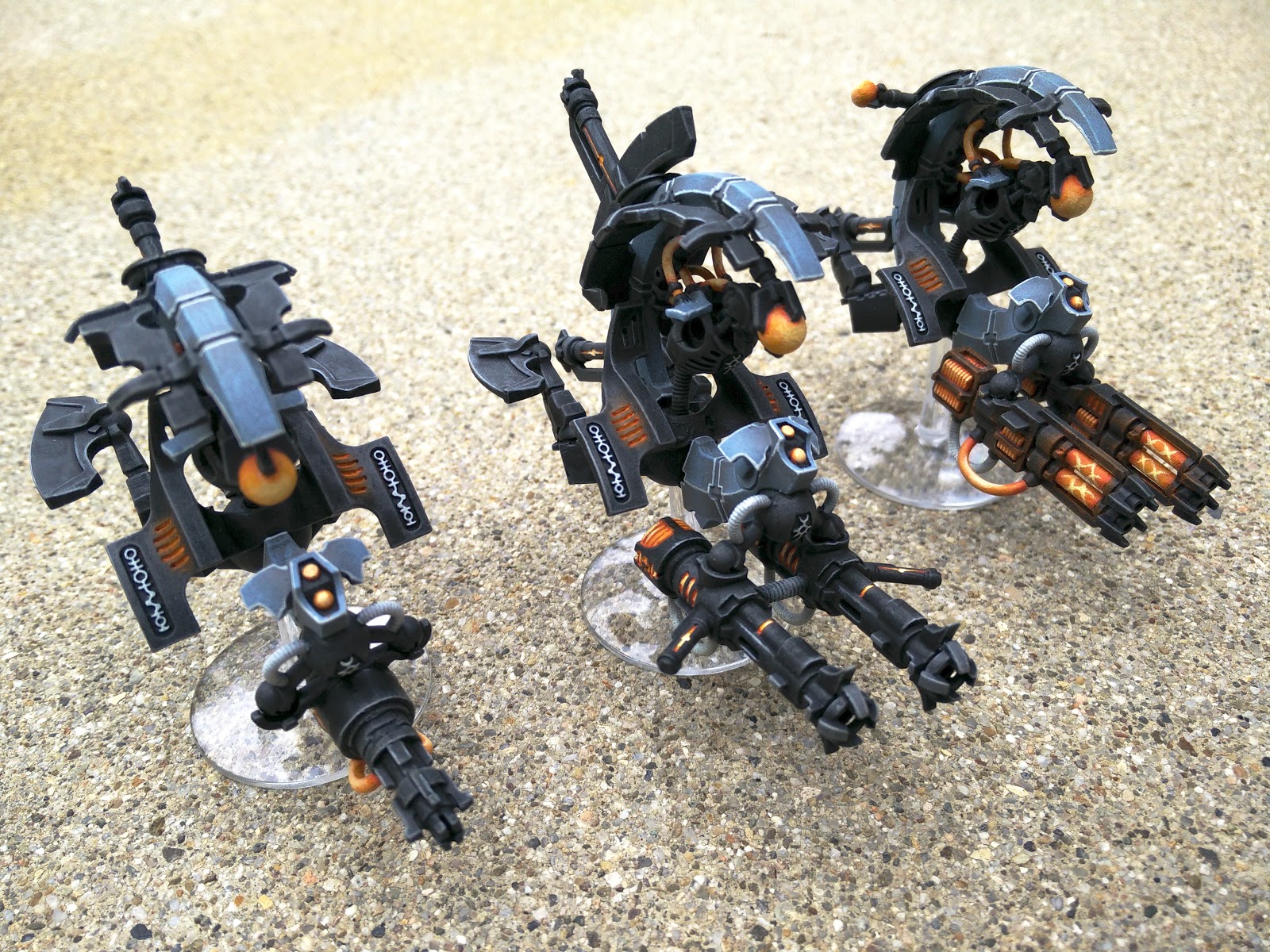 Necron Army Work in Progress pics: Tomb Blades Done!