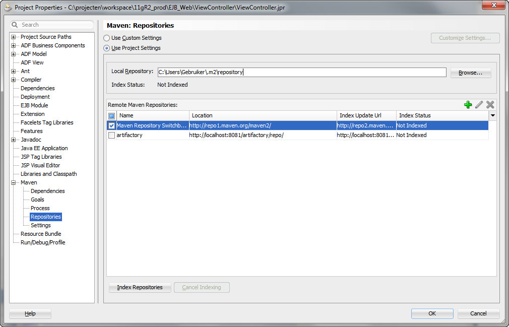 Java Oracle Soa Blog Building With Maven In Jdeveloper 11gr2