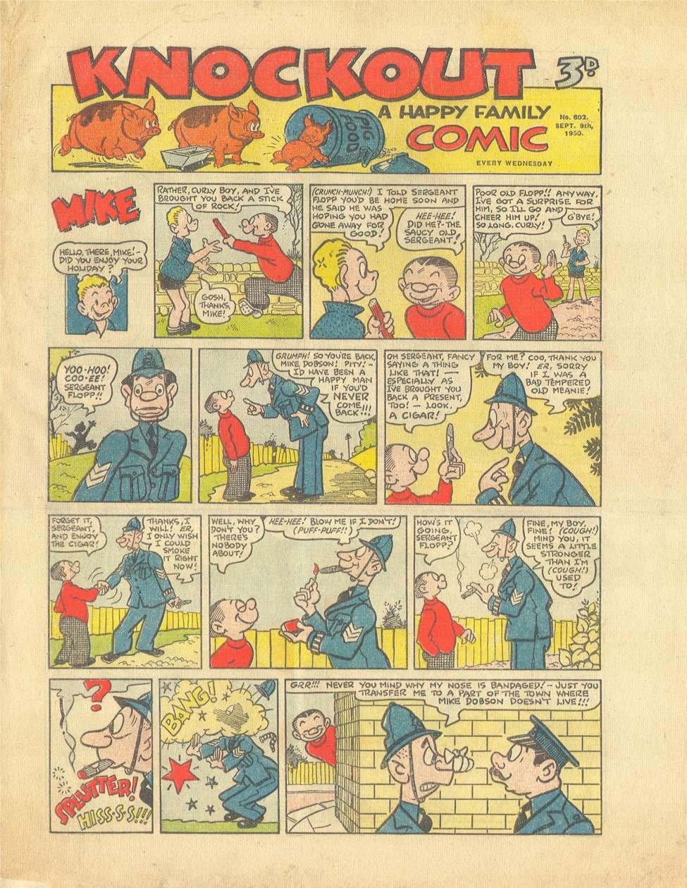 Wacky Comics!: This Week In... 1950 - Knockout