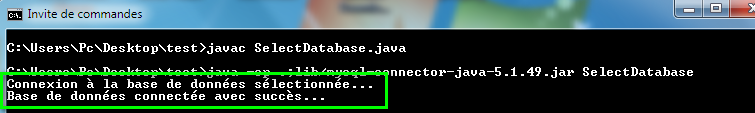 Sélectionner une base de données | JDBC - Java - WayToLearnX
