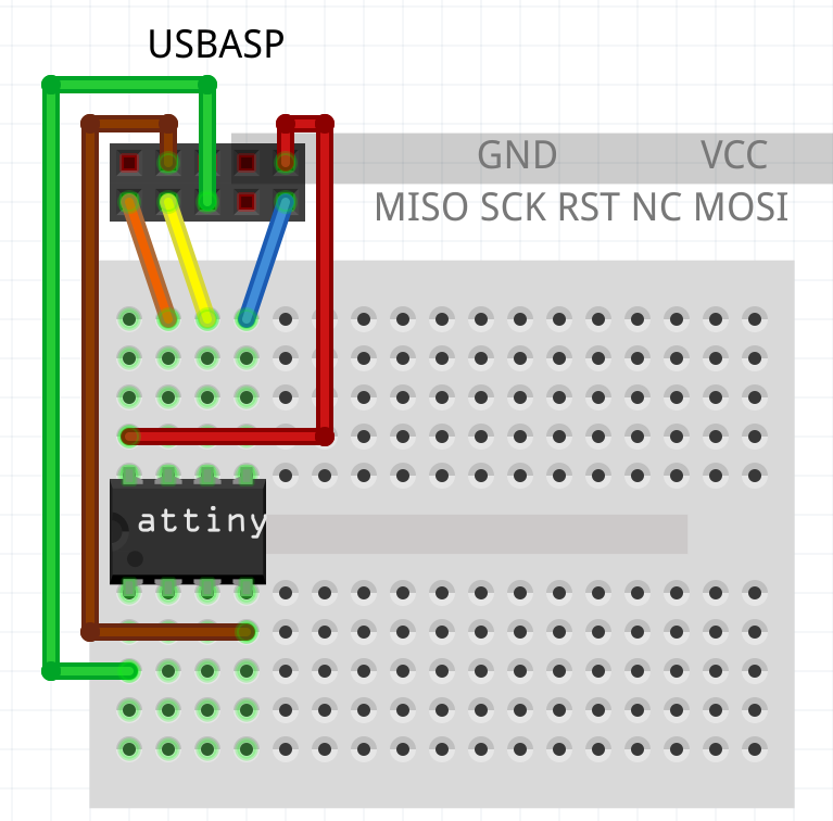 Web Applications Freelancer: Micronucleus no Attiny85 com USBAsp