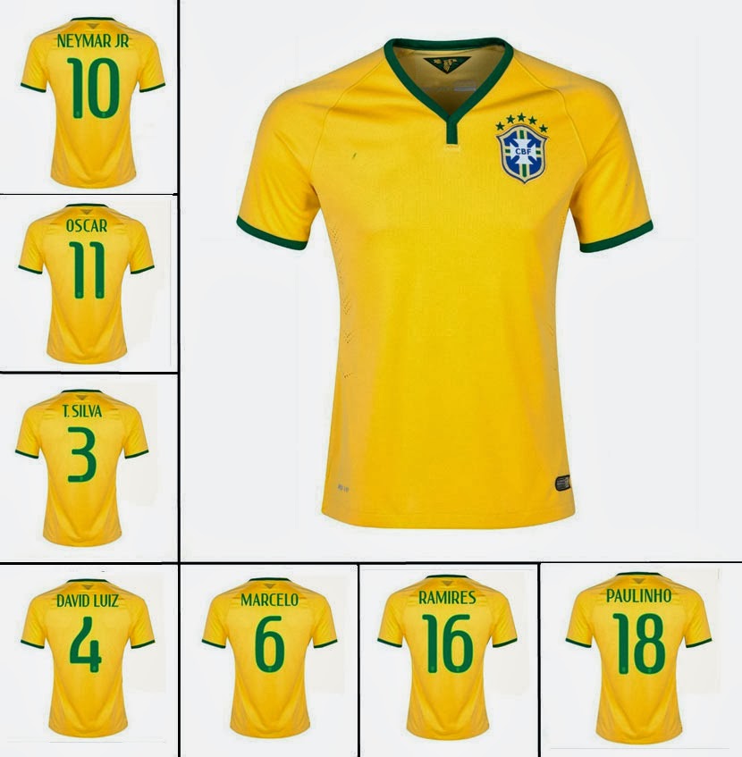 Font Number Football: Font Brazil 2014