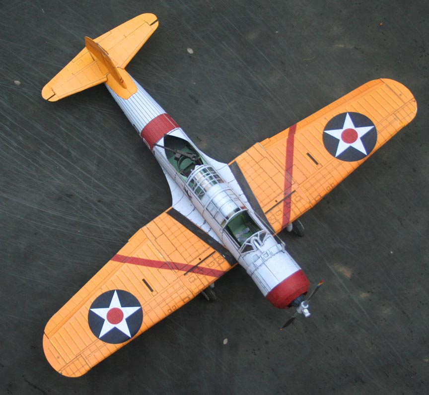 David's Paper Cuts: Vought "Vindicator" paper model