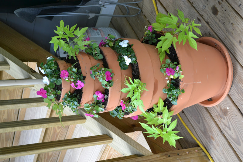 A Work In Progress: Pinterest Project: Flower Tower