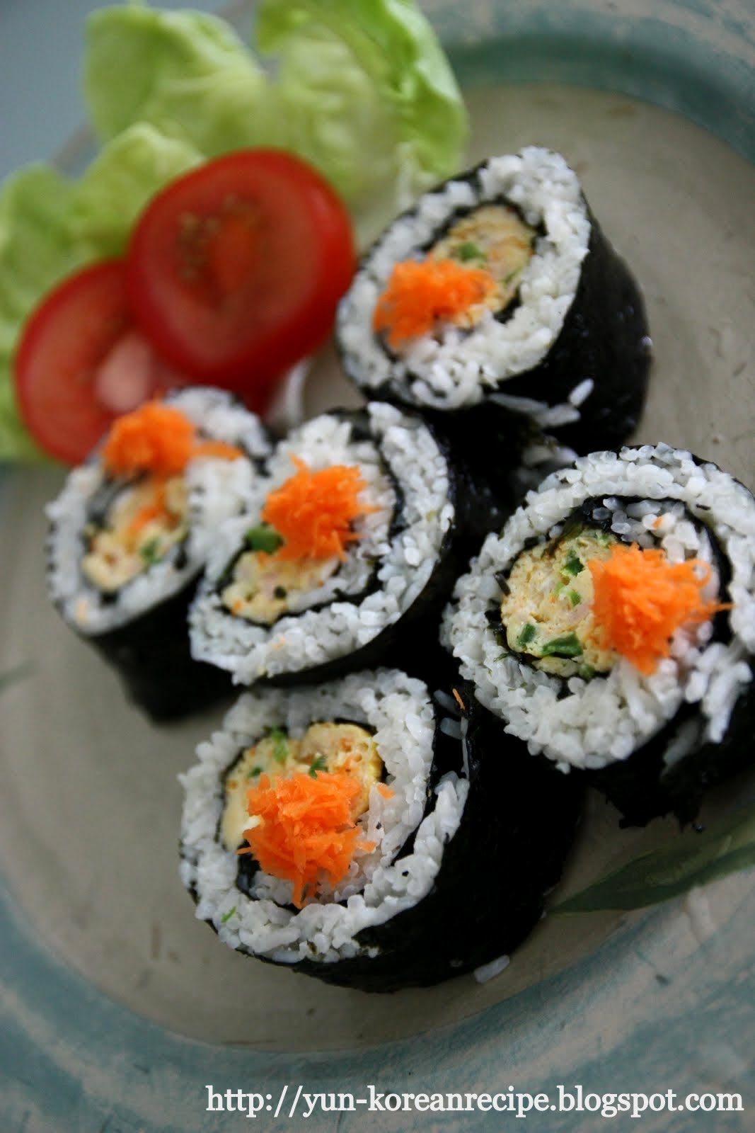 Korean Yun's happily Malaysia life : Gimbab (dried seaweed rolls)