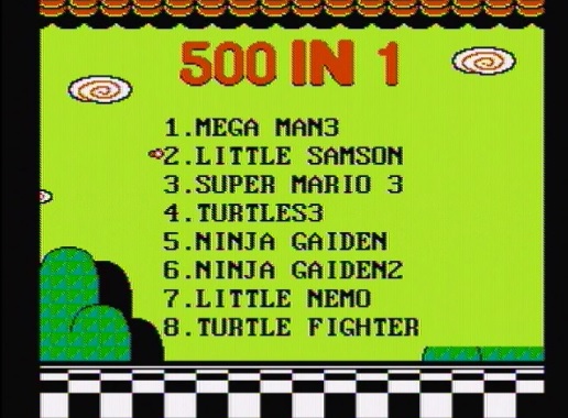 Shawn Shamrock - THE OFFICIAL BLOG : 500 Games in 1 Console Review