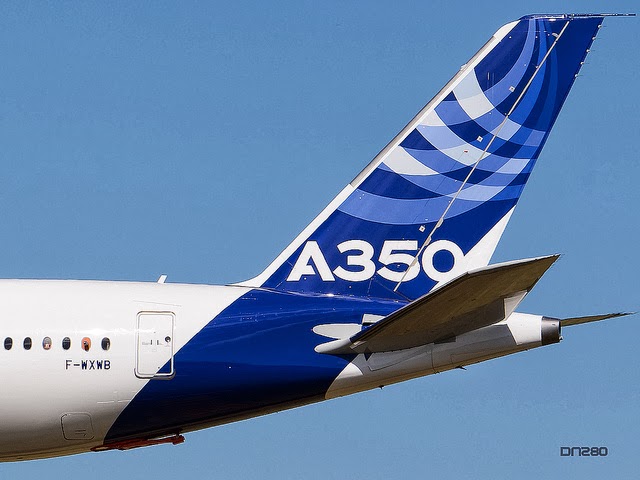 A350 XWB News: The tail-skid ready in the MSN1 for starting VMU tests ...